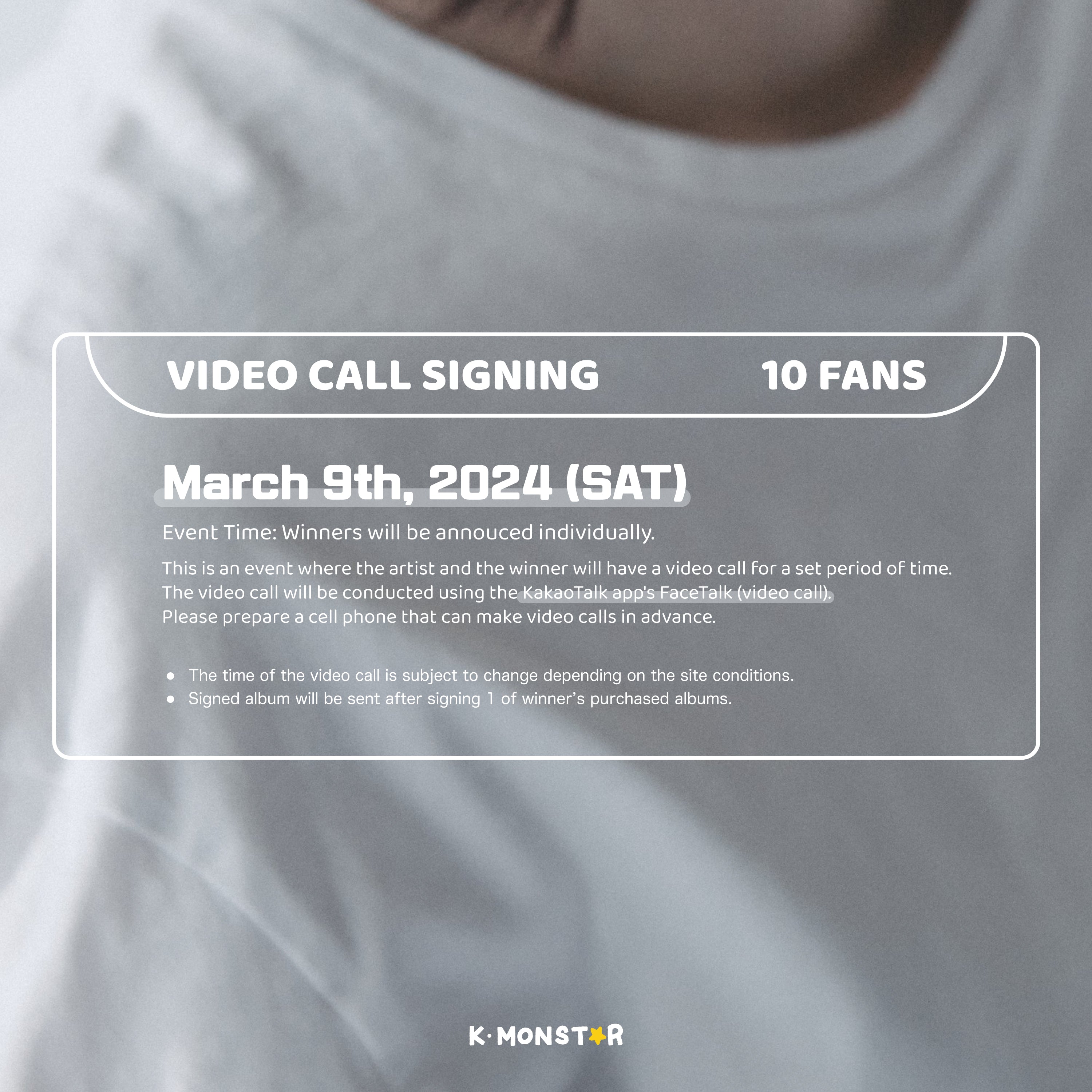 FAN SIGNING EVENT – K-MONSTAR
